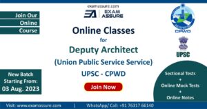 Vacancy for Deputy Architect at Union Public Service Commission (UPSC) | New Delhi | (Last Date ...